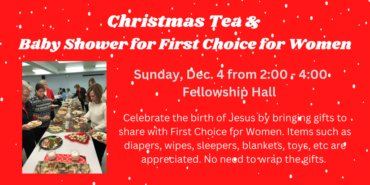 Christmas Tea - Yorktown Methodist Church